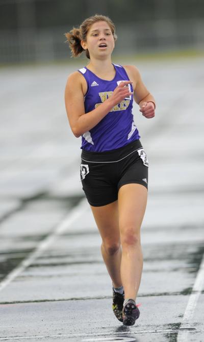 West Stokes' Kaitlyn Stone pulls away to win girls' 3,200-meter title