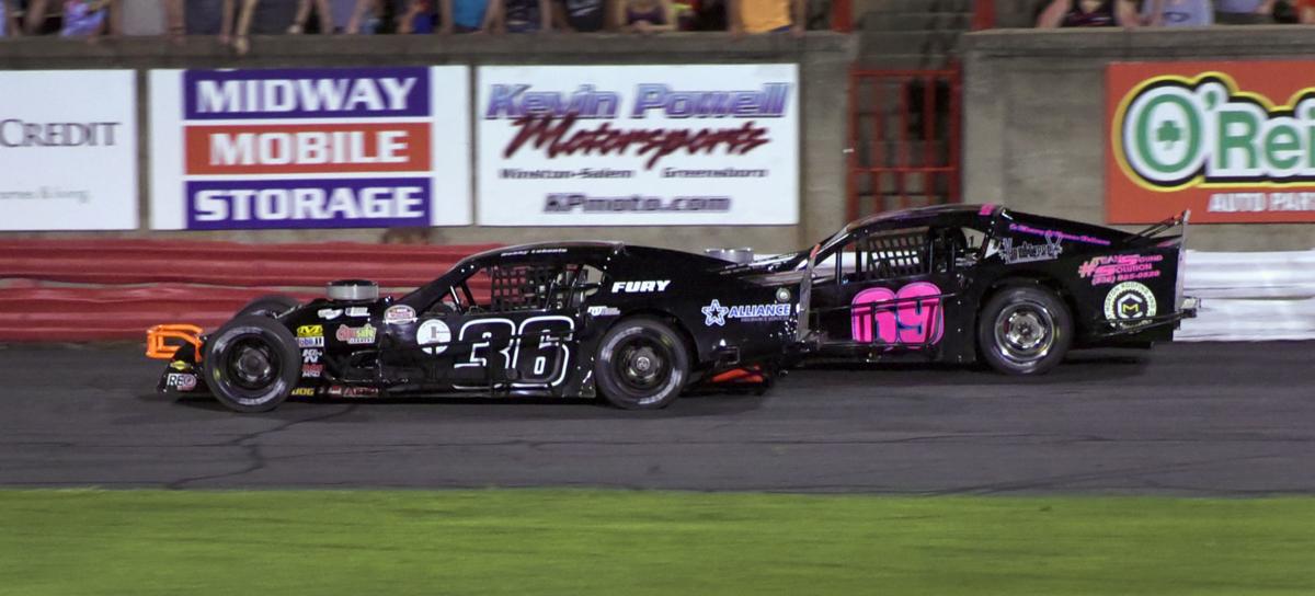 Twin 50-lap Modified races at Bowman Gray provided for a wild Saturday ...