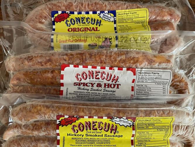 Conecuh sausage from Alabama now sold in North Carolina