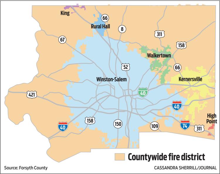 Forsyth County commissioners consider countywide fire service district