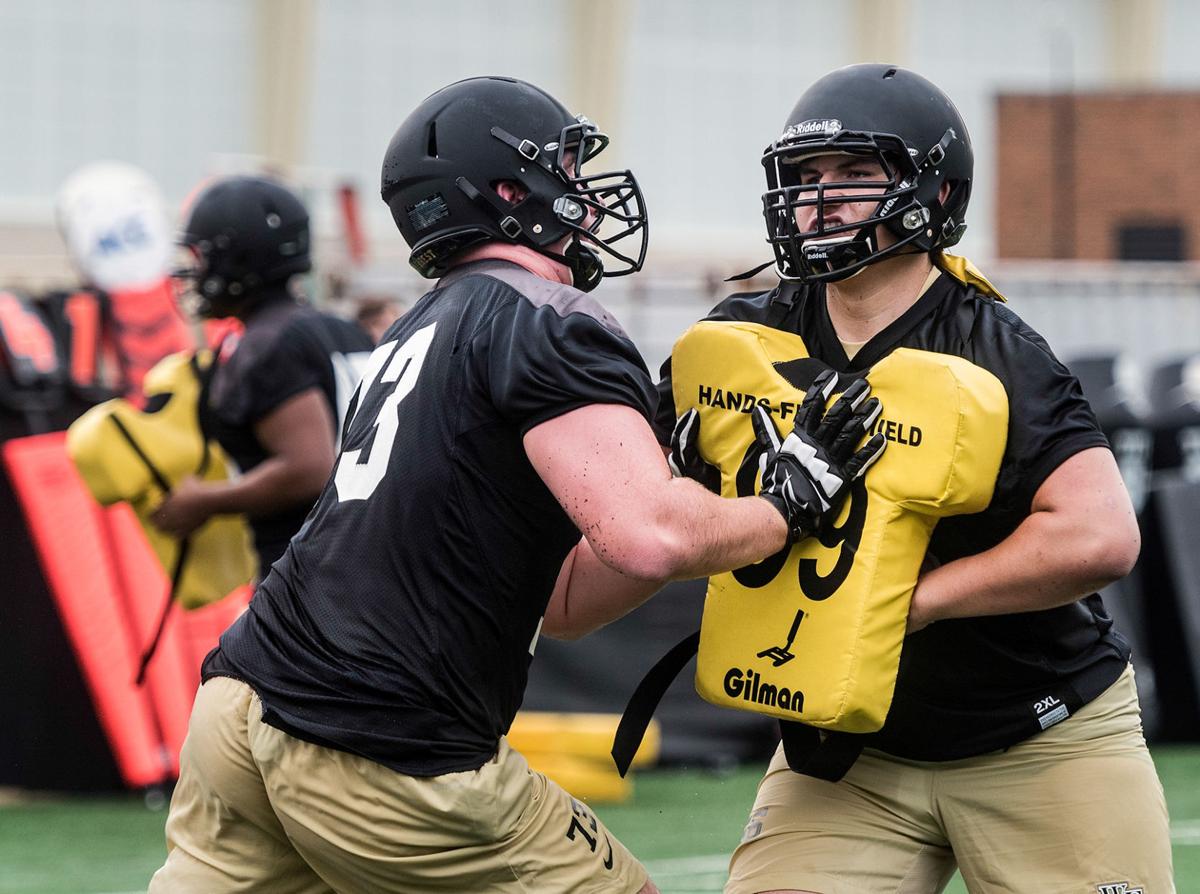 First Fall Practice for Wake Forest Football