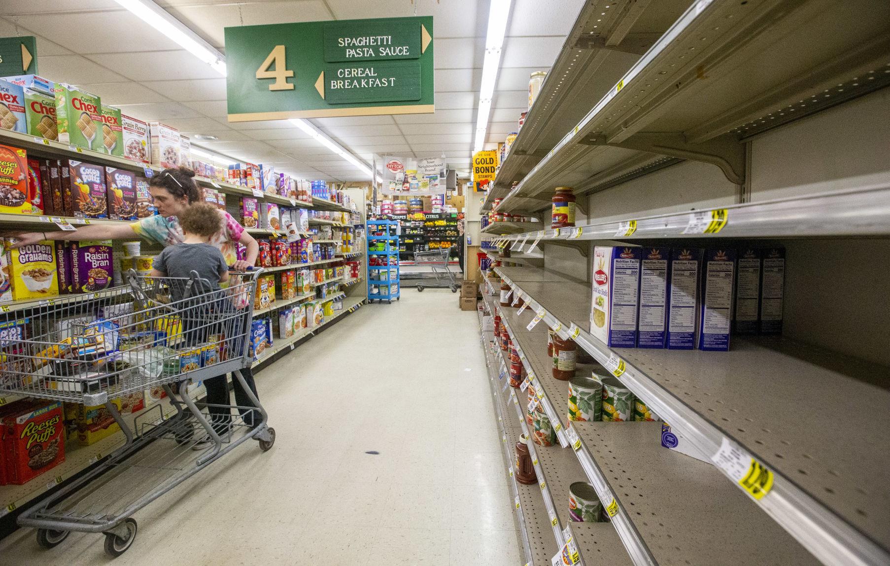 Panic and hoarding mix with kindness and community at Triad grocery stores
