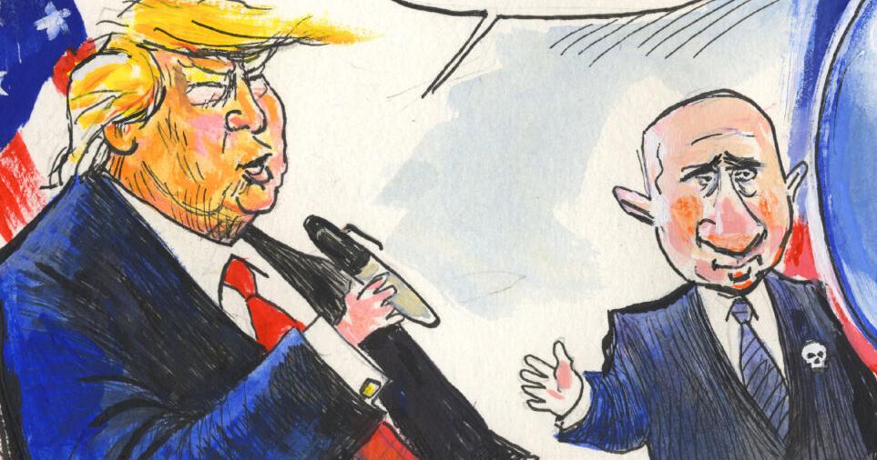 14 political cartoons target the war in Ukraine