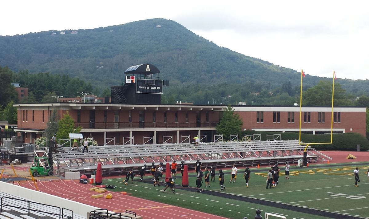 Appalachian State begins adding seats to Kidd Brewer