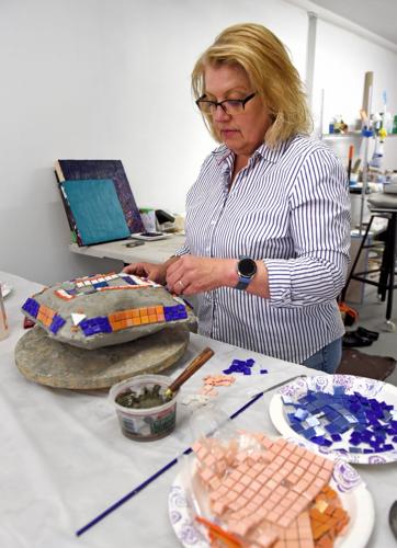 Local mixed-media artist uses her creativity to bring life to ordinary ...