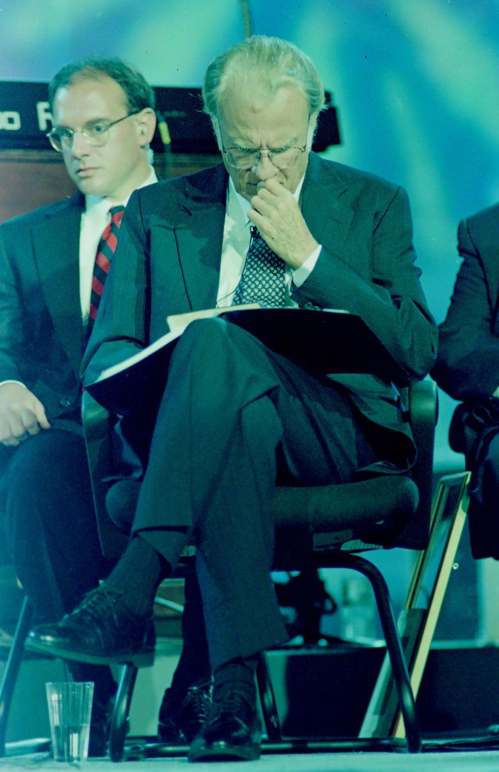 The Rev. Billy Graham through the years