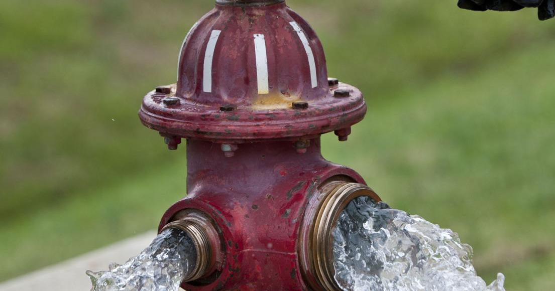 Why was there a purple fire hydrant on Ardmore Road?