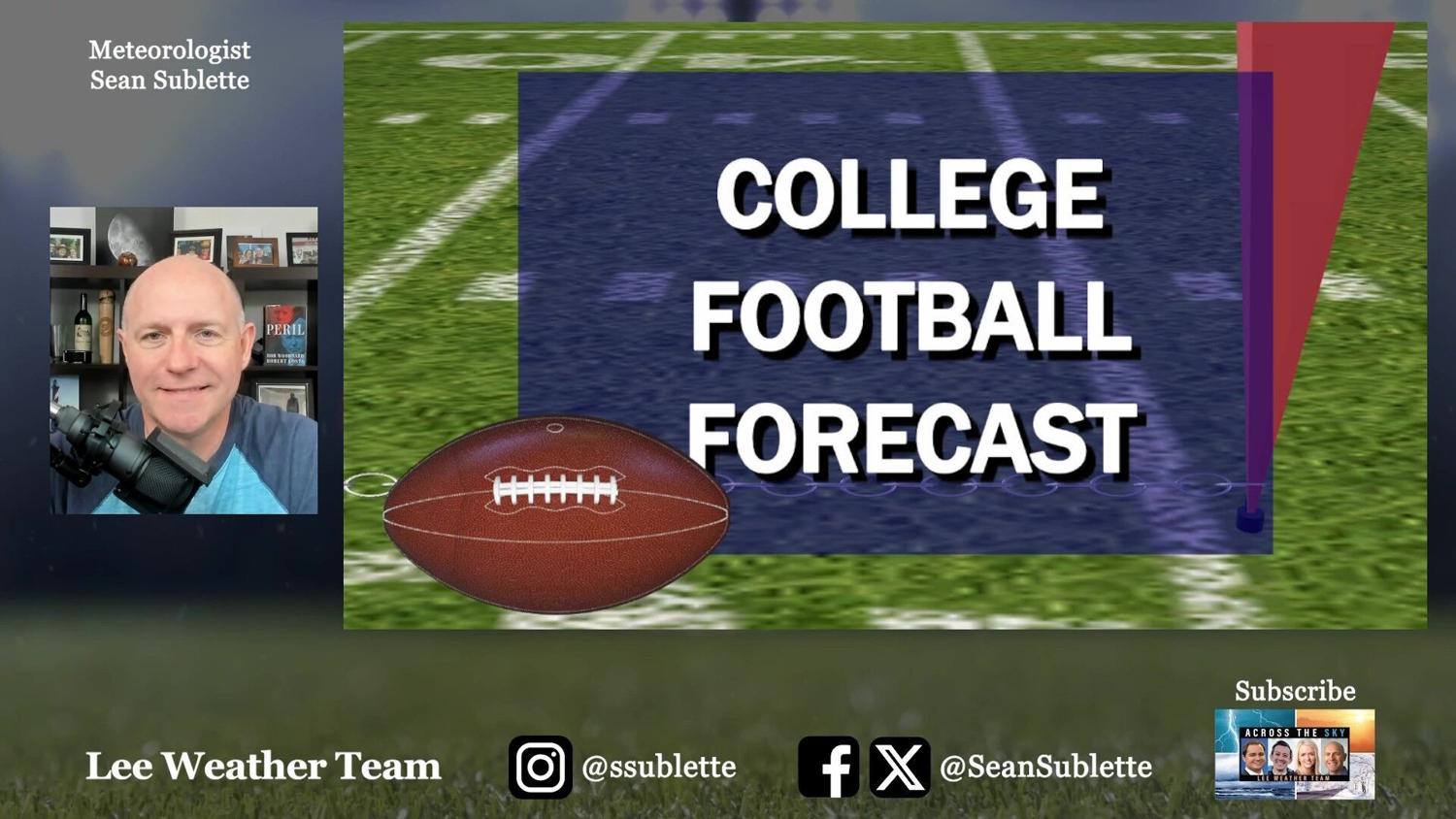College Football Forecast - Auburn to Carolina