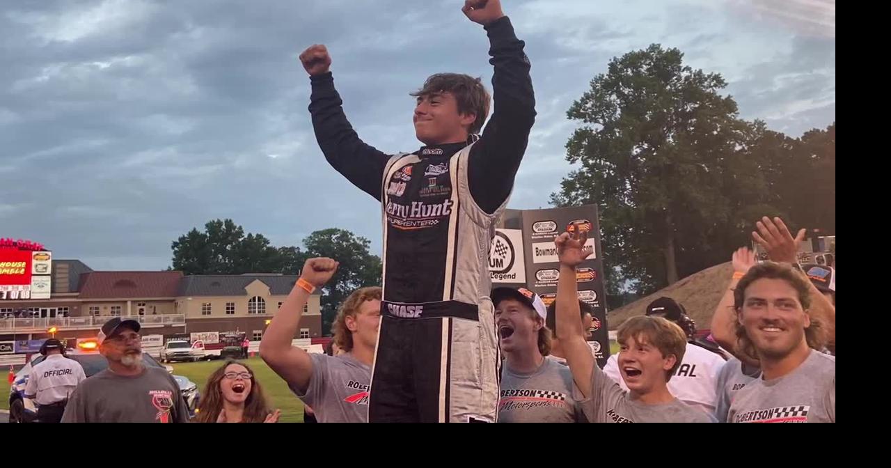 Chase Robertson leads from flag to flag to win Sportsman race