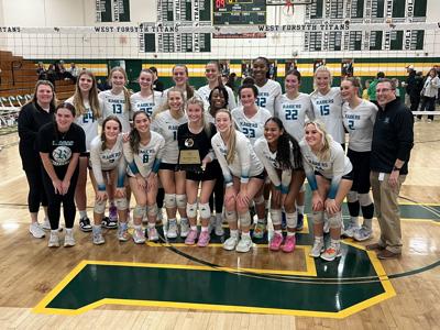 Reagan downs West Forsyth for CPC 4A volleyball title