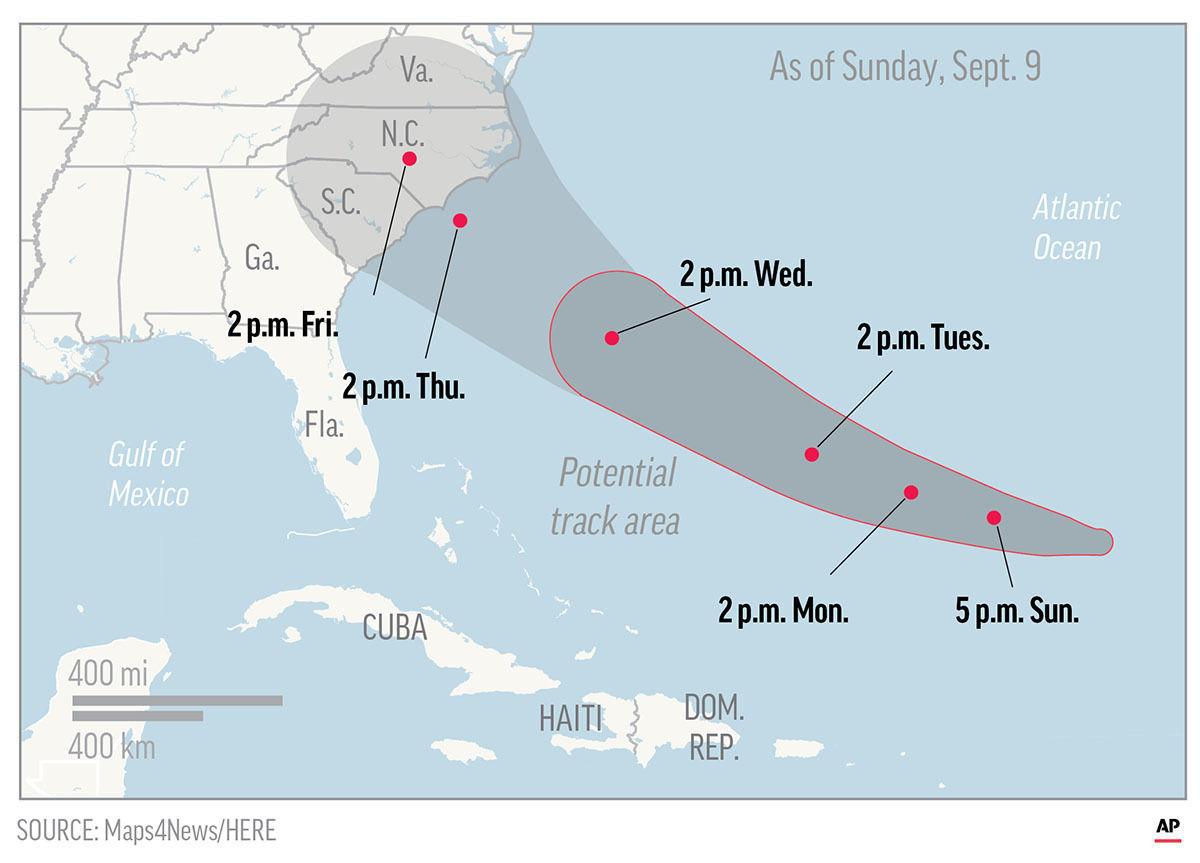 Hurricane Florence’s track is ‘much like Fran’ — one of NC’s worst ...