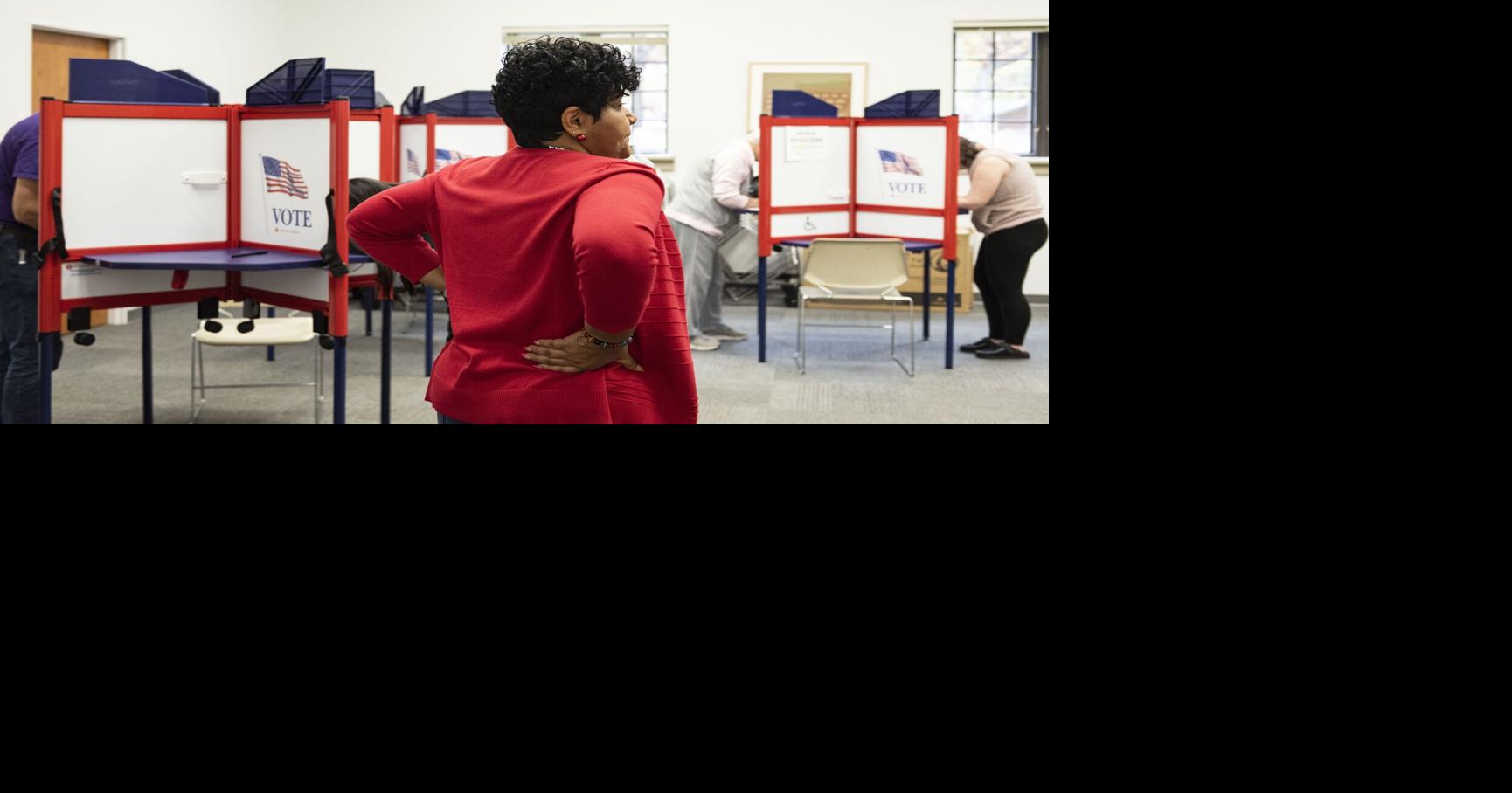 Ballots and tickets. Lines for lottery, voting tell a story.