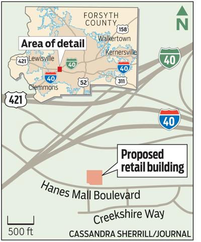 Building may go up at site on Hanes Mall