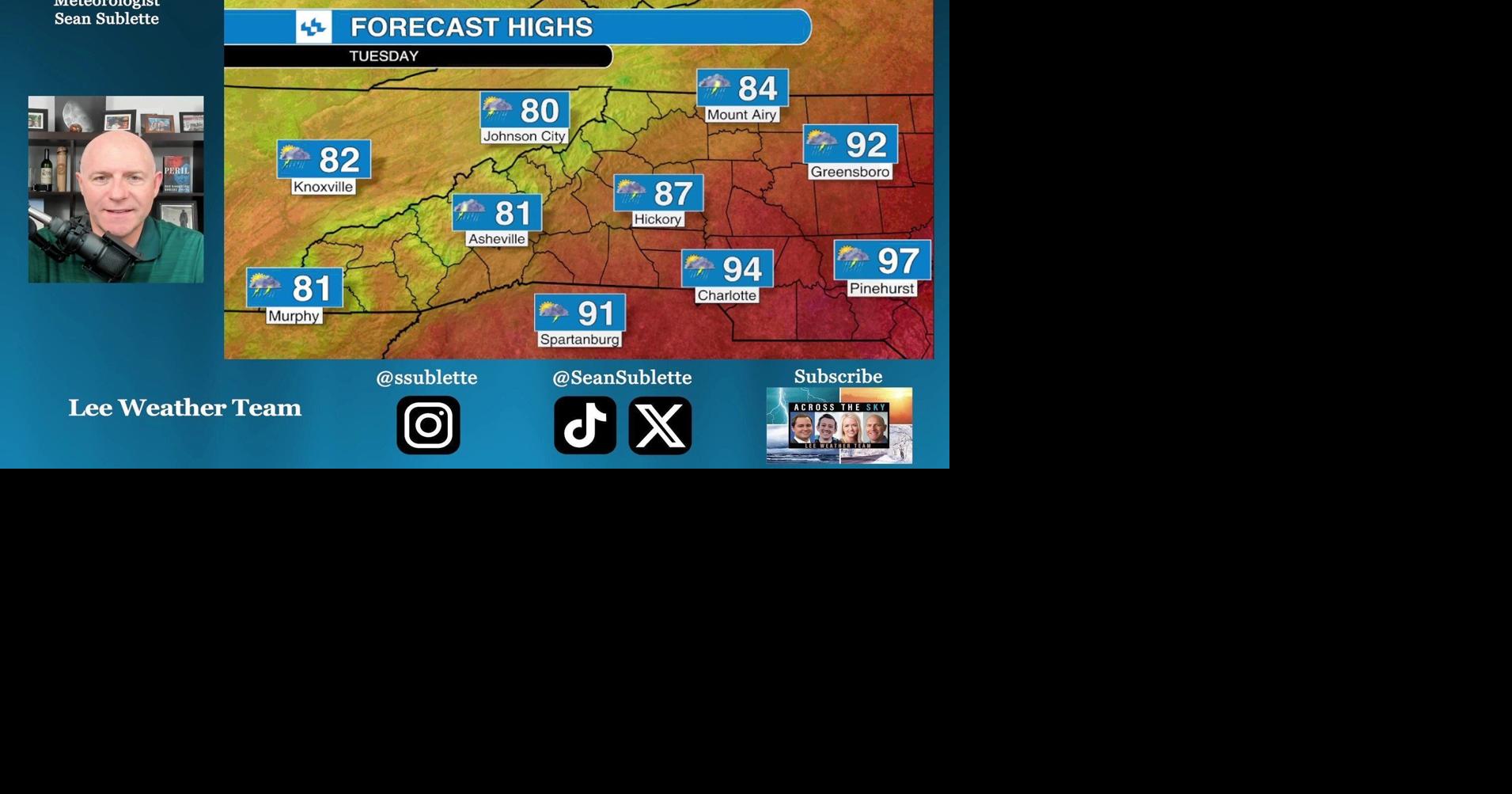 Damaging wind possible in NC storms Tuesday: Meteorologist Sean Sublette explains