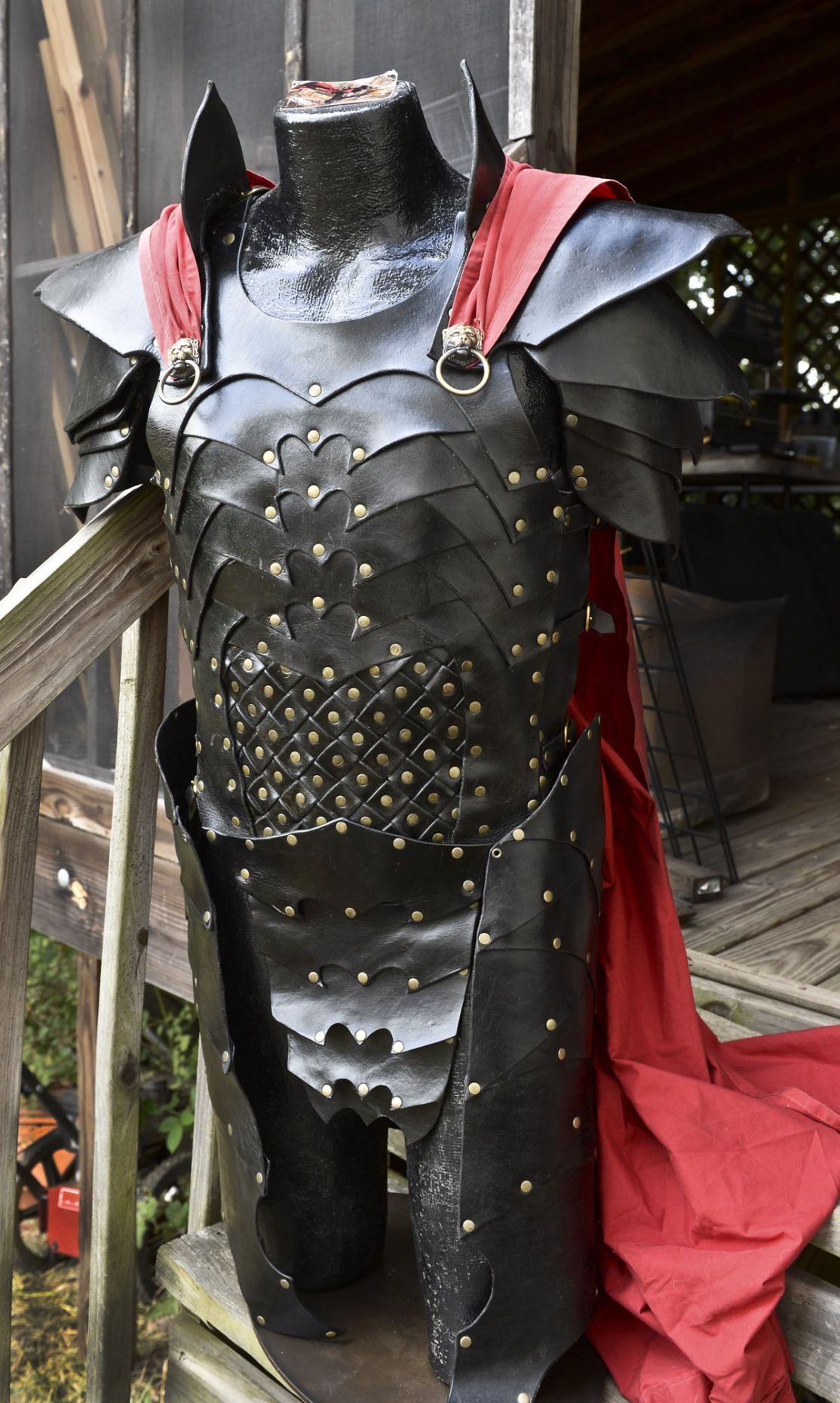 Bringing characters to life with intricate suits of leather armor ...