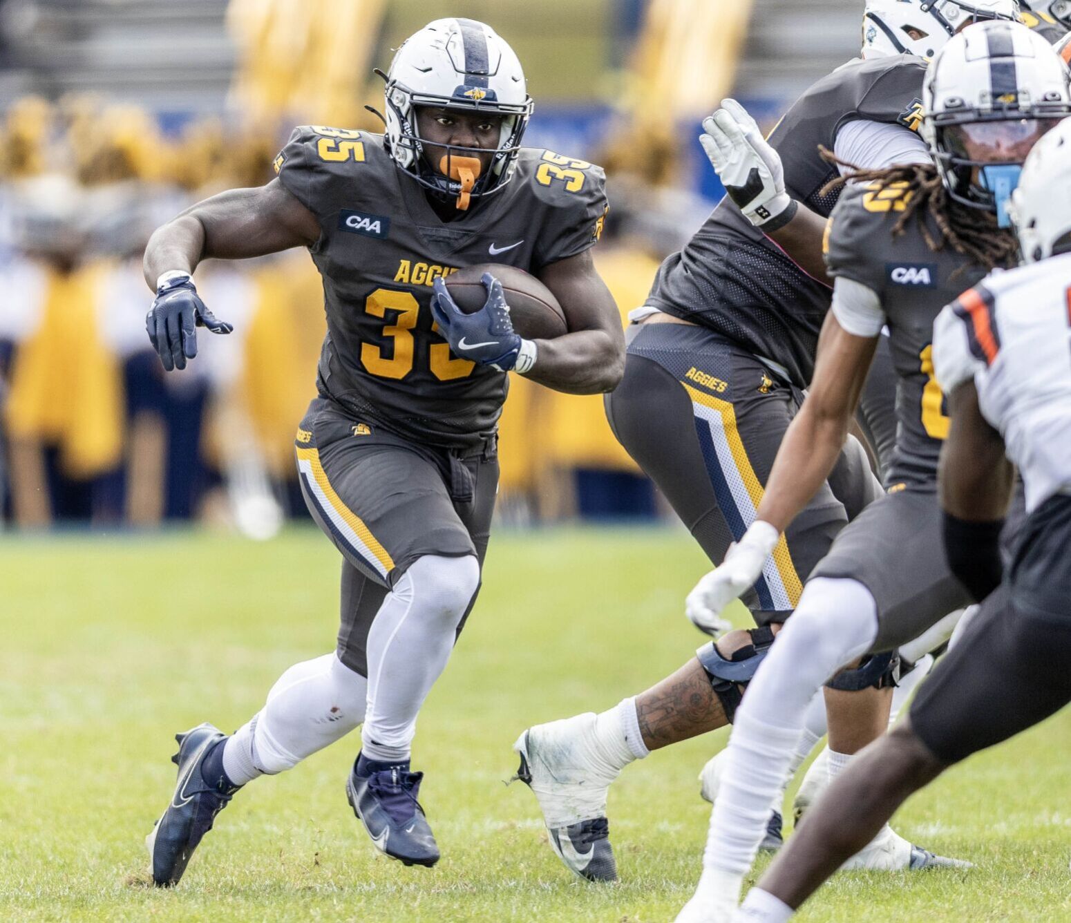 See photos of Campbell at N.C. A&T football