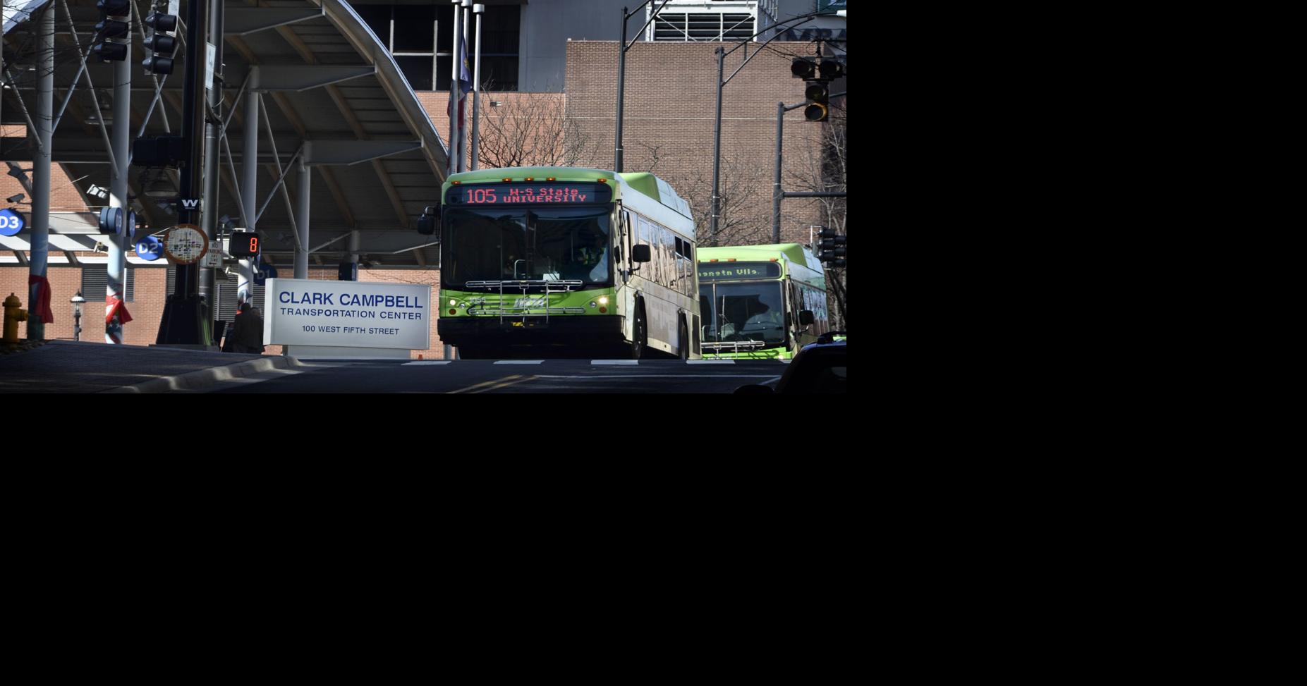 WSTA bus hits back of another city bus