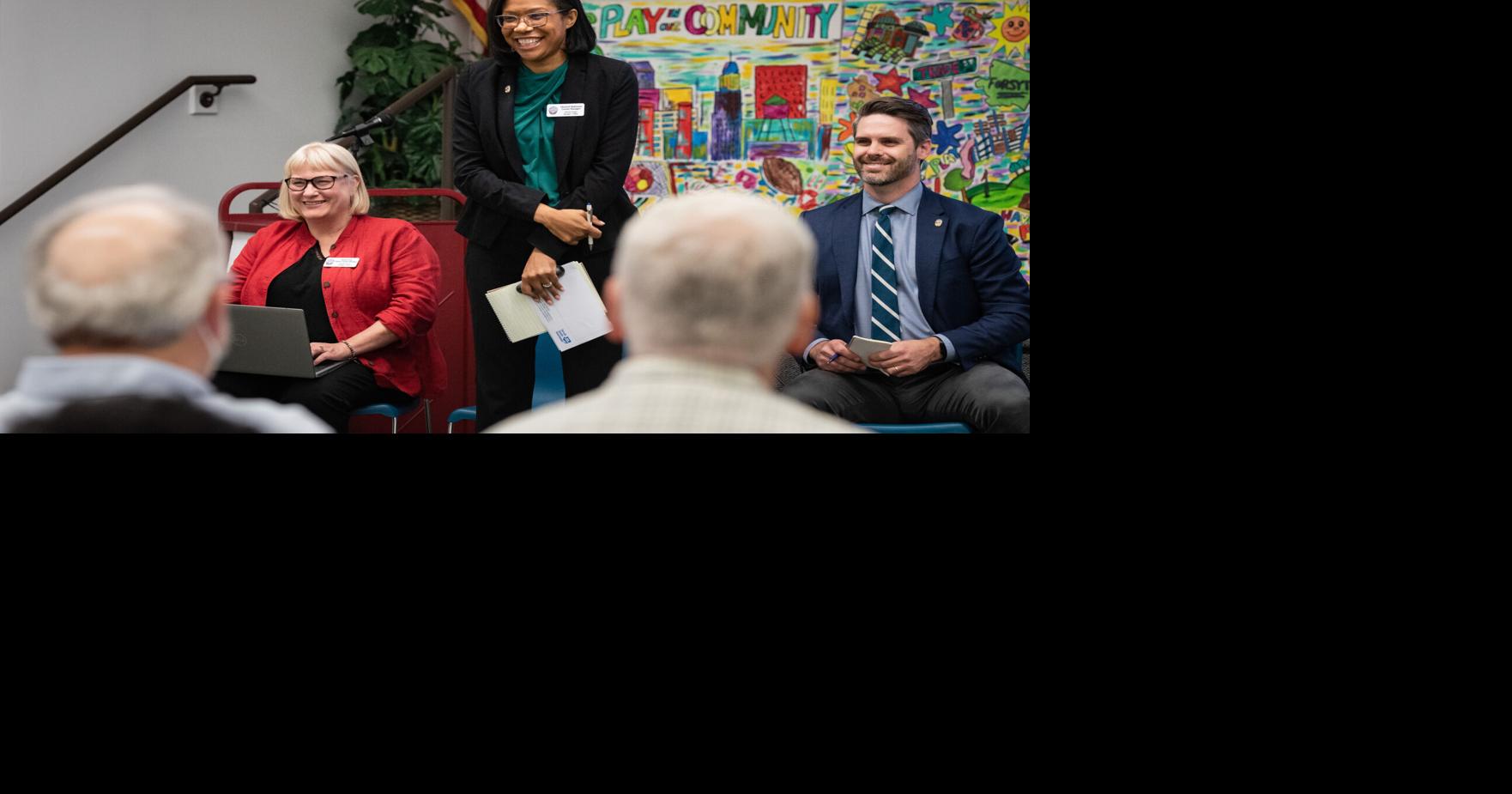PHOTOS: Forsyth County Manager Shontell Robinson holds last listening ...