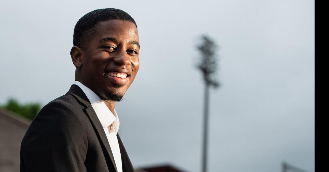 Rajah Caruth, a junior at WSSU and a rising star on the track, will ...