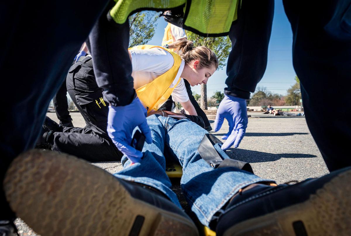 EMT students learn critical skills through mass casualty simulation ...