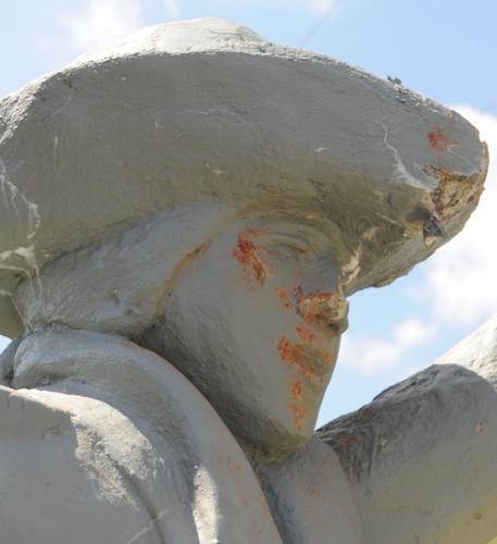 Arrest made for statue vandalism, van fire | | journalpatriot.com