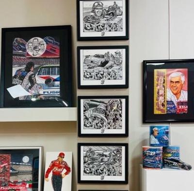 Taupe Gallery presents works of NASCAR artist Sam Bass ...