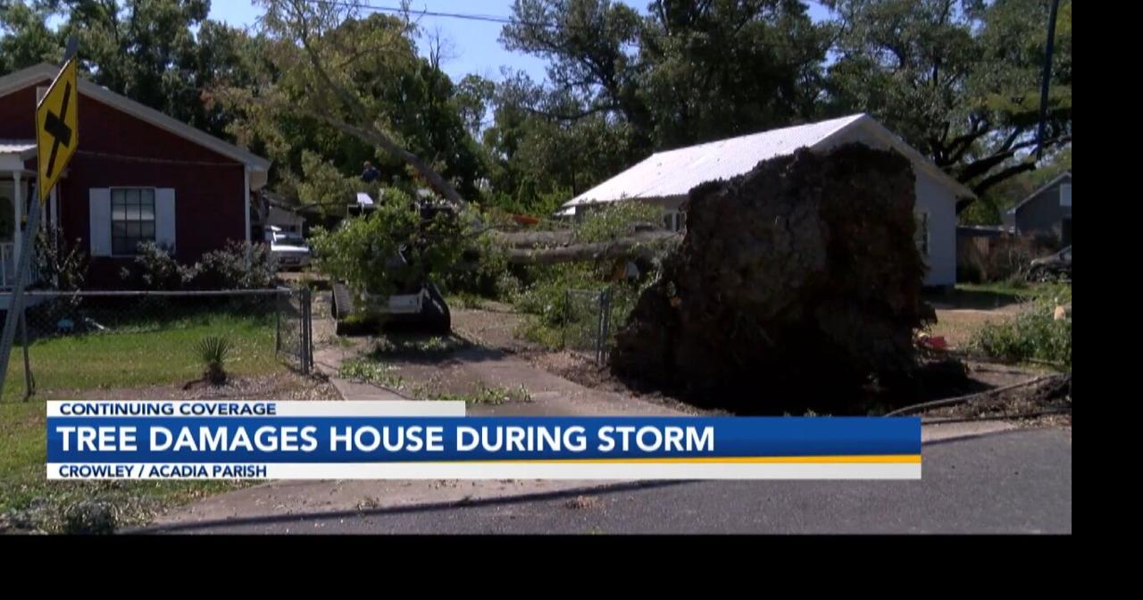 Cleanup ongoing several days after damaging storm; family lucky to be ...