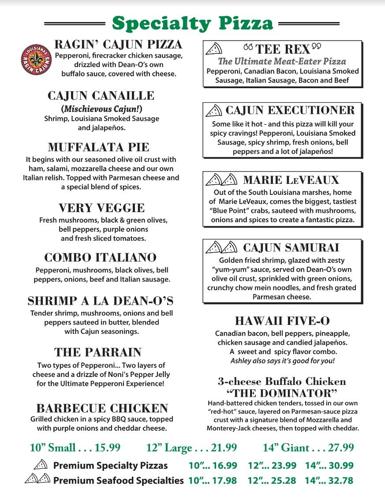 What's For Lunch? Dean-O's Pizza Serving Up Delicious Pies and More ...