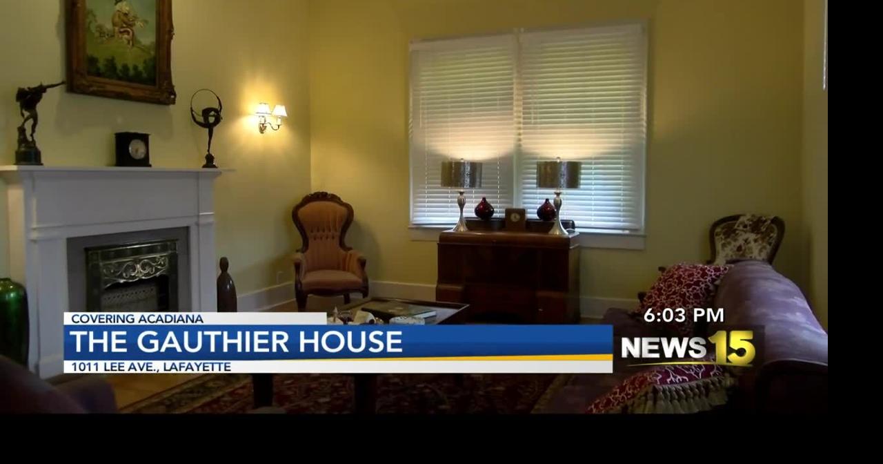 Take a look at the inside of the Gauthier House in Downtown Lafayette ...