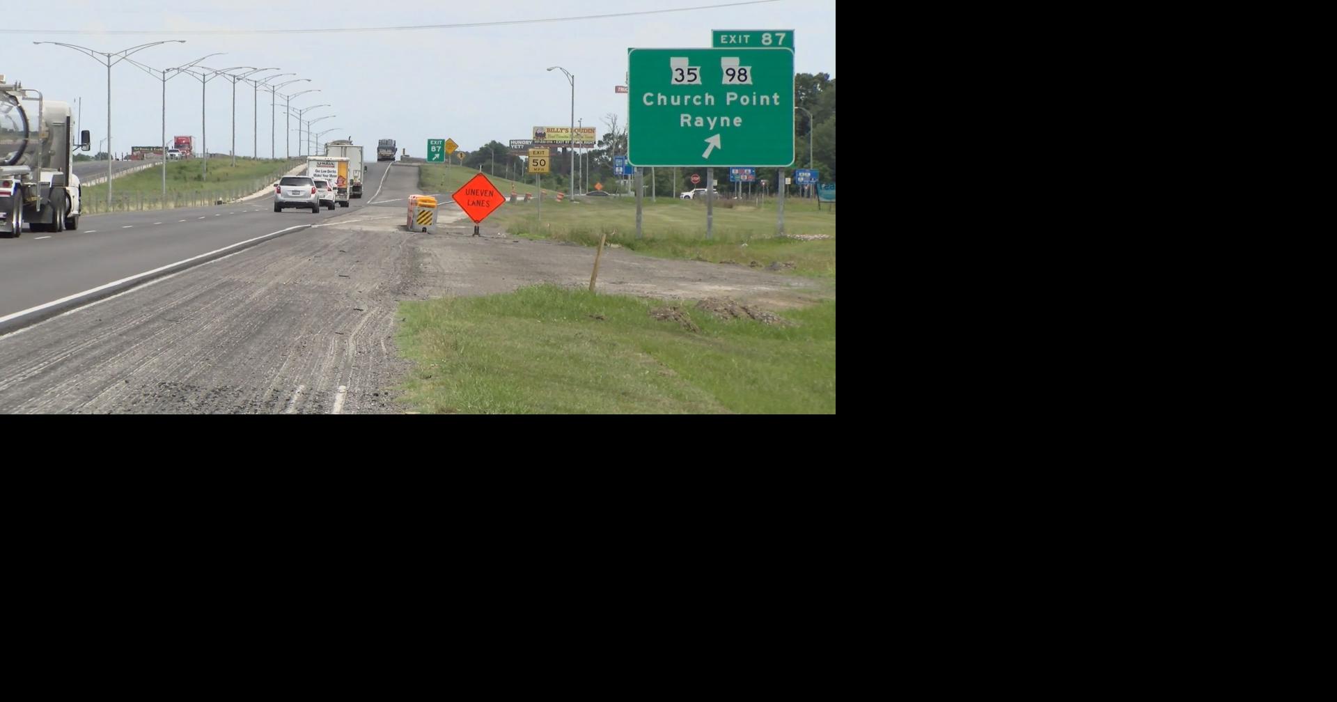 I-10 West ramps closing in Rayne for paving work | Local | kadn.com