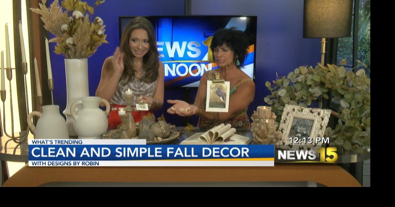 Get A Clean and Simple Look For Fall With Designs By Robin | News ...