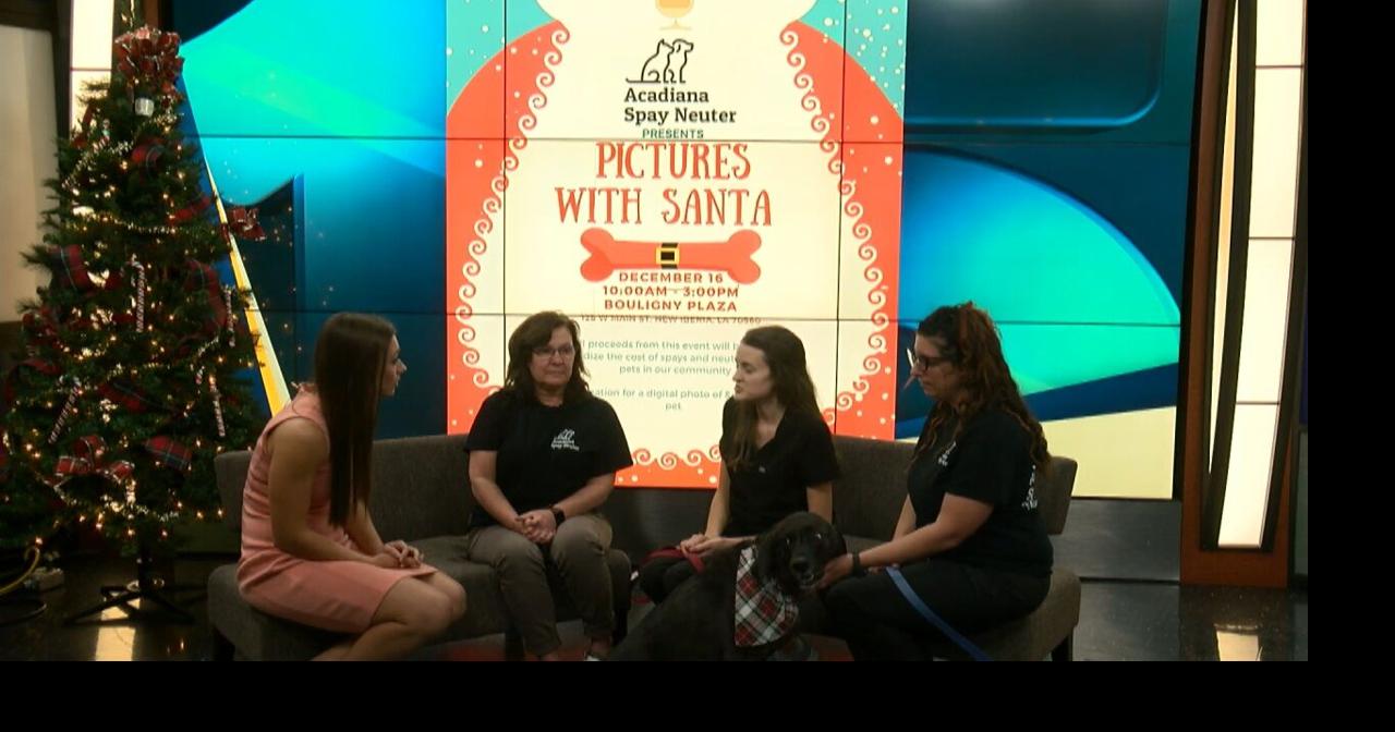Acadiana Spay Neuter Hosting Pictures With Santa Fundraiser December ...