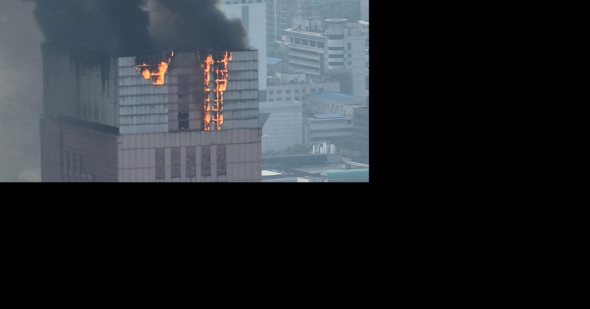Major fire breaks out at 42-story skyscraper in Changsha, China | World ...
