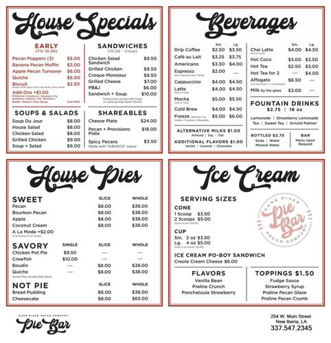 What's For Lunch: Pie Bar at Cane River Pecan Company Serving Up Yummy ...