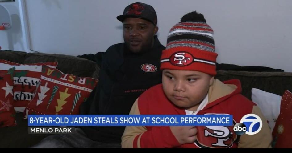 8-year-old boy whose dance moves went viral performs at 49ers game ...