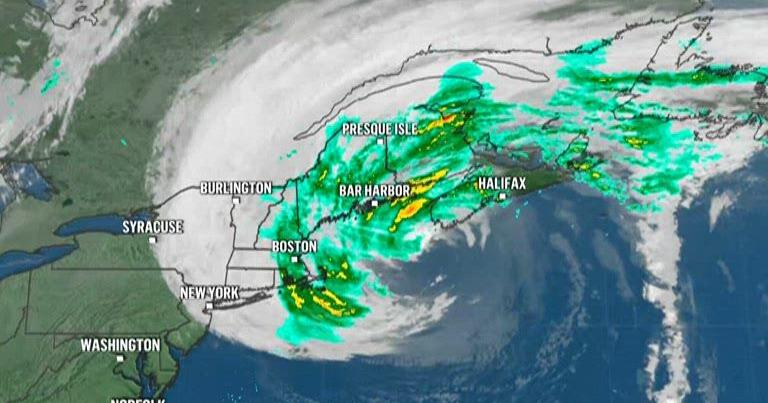 Post-tropical cyclone Lee makes landfall in Nova Scotia, Canada with ...
