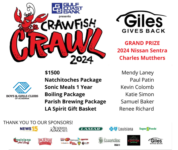 Winners Of The 2024 Crawfish Crawl Announced! | Features | kadn.com