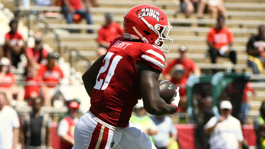 Ragin' Cajun running backs Bill Davis, Zylan Perry named to Doak Walker ...