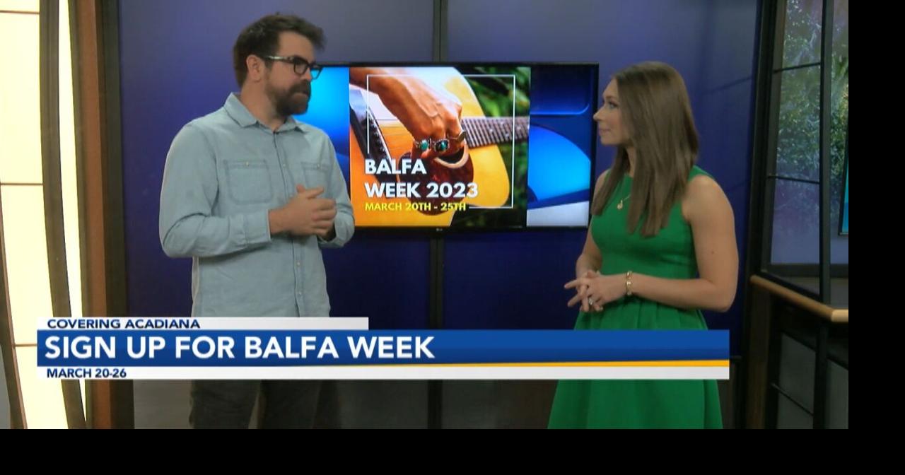 Don't Forget, Sign Up For BALFA Week! | News | kadn.com