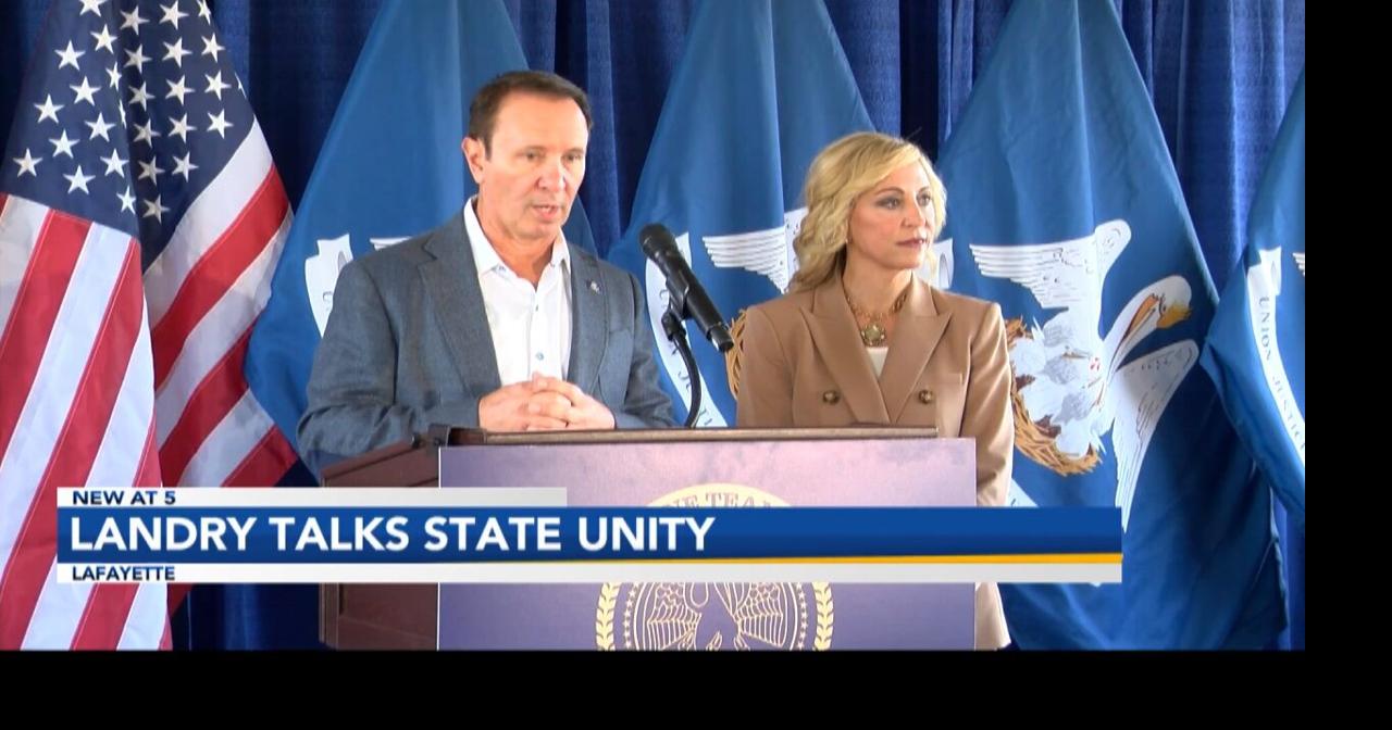 Louisiana Gov.-elect Jeff Landry talks state unity, discusses plans for ...