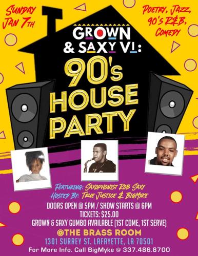 Grown and Saxy VI: 90's House Party This Sunday at The Brass Room ...