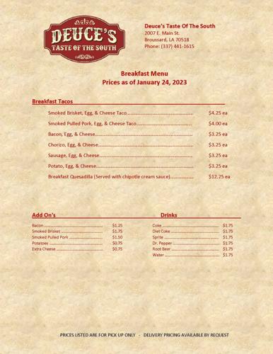 What's For Lunch? Deuce's Taste of the South Serves Mouthwatering ...