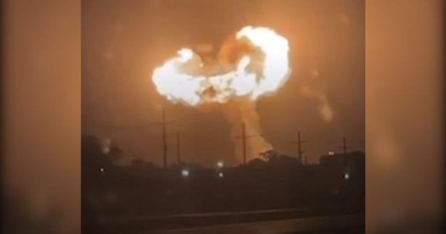 Massive explosion at Dow chemical plant in Plaquemine near Baton Rouge ...