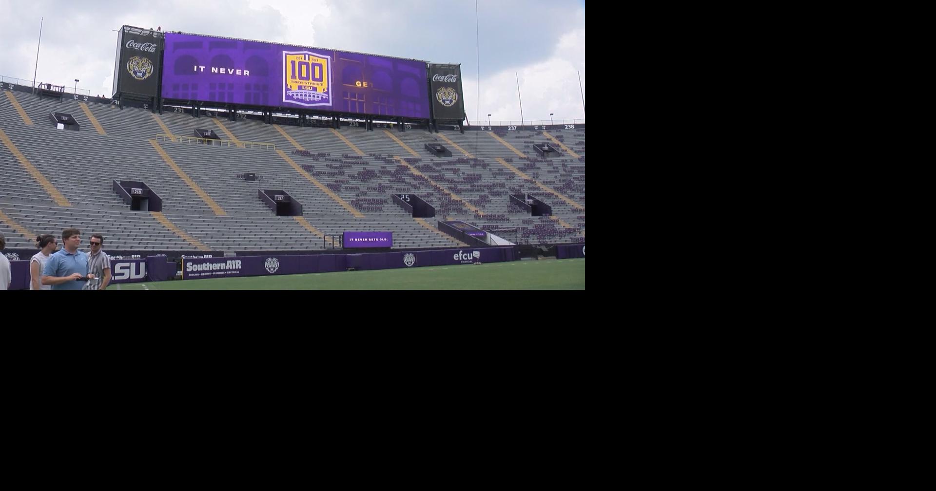 LSU brings huge LED display upgrades to Tiger Stadium | Ragin Cajuns ...