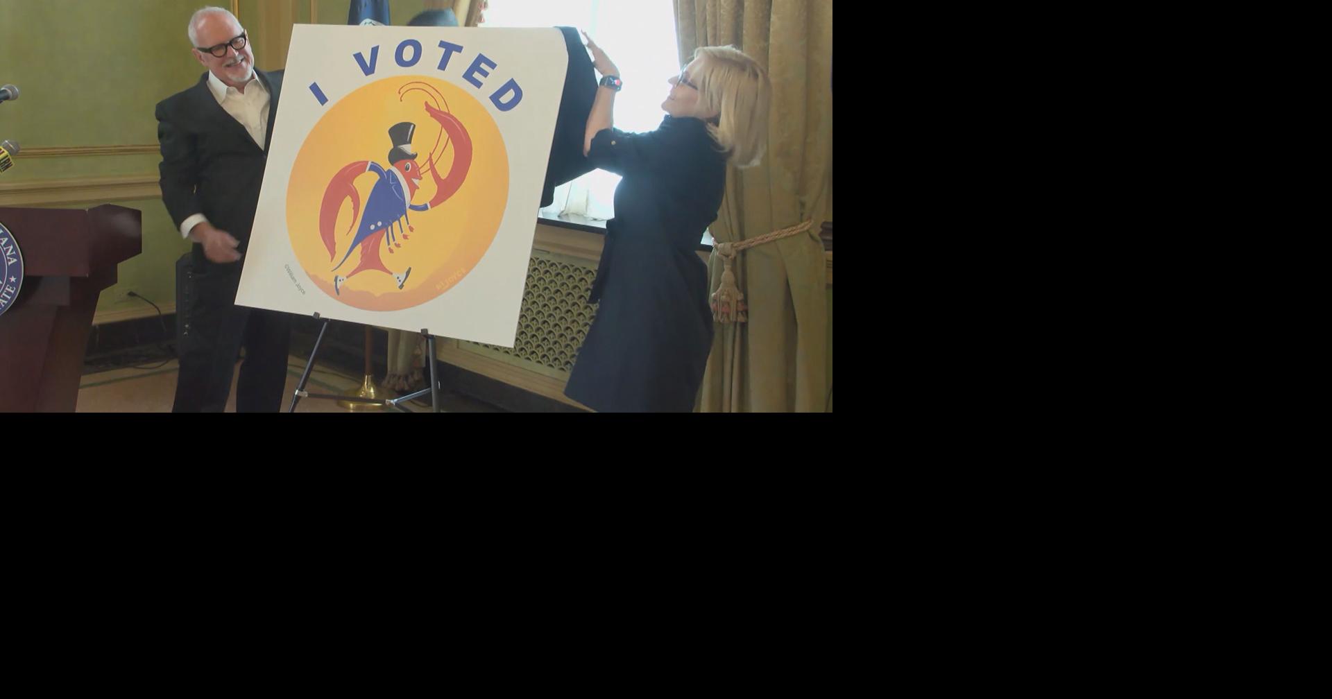New Louisiana 'I Voted' sticker unveiled | State | kadn.com