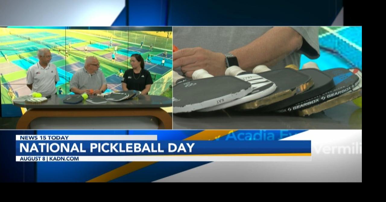 It's National Pickleball Day. Greg & Jenny Thibodeaux are here to show ...