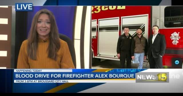 TEAM Bourque Blood Drive To Help Local Firefighter Alex Bourque's Fight ...