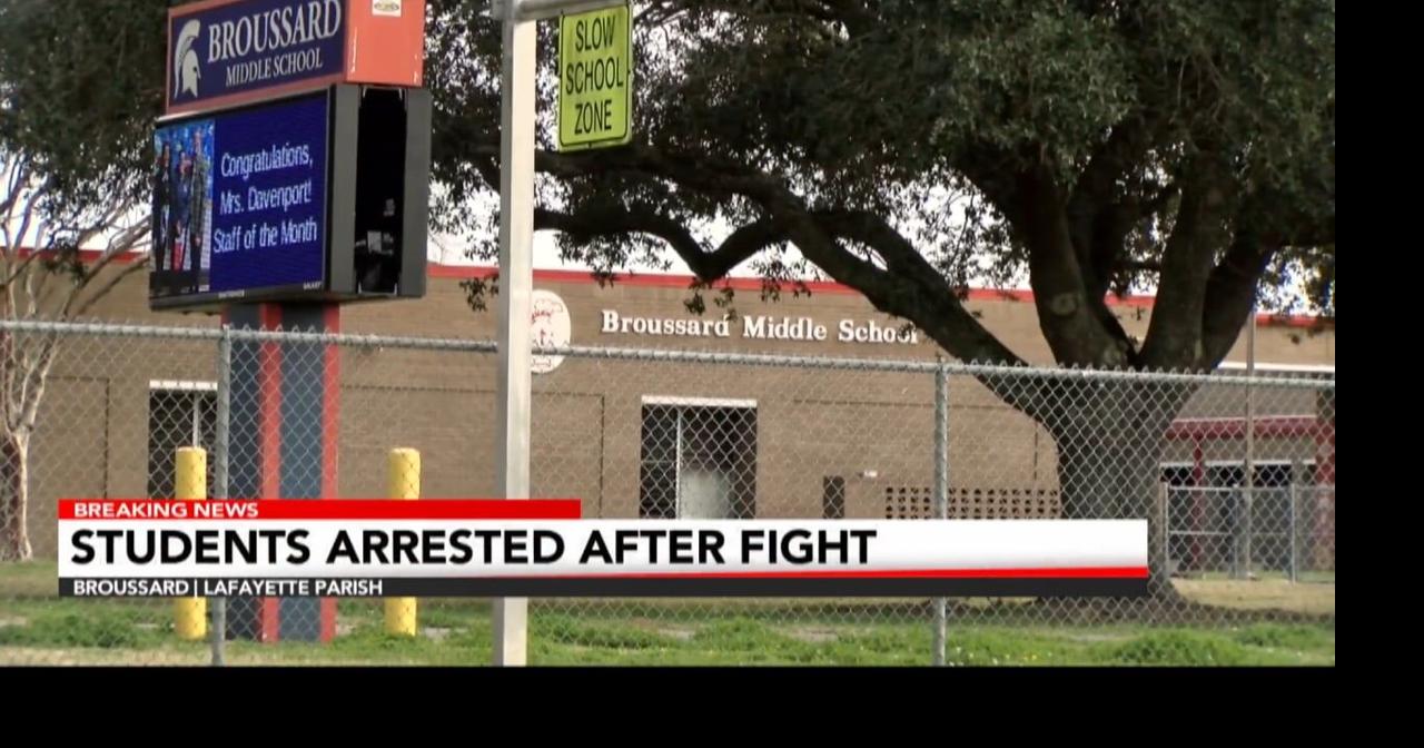 2 Broussard Middle students face charges after fight at school | Local ...