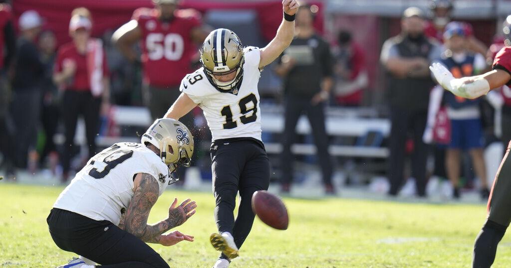 Saints release kicker Blake Grupe, sign former LSU Tiger Cade York ...