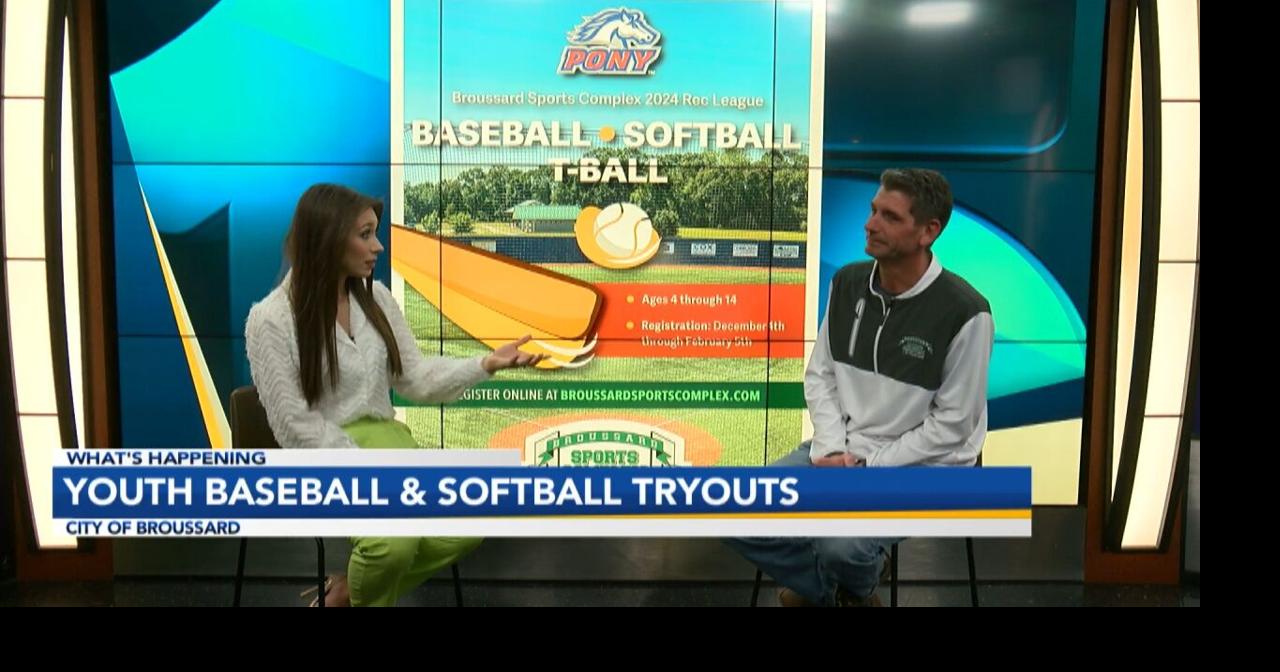 Broussard Sports Complex Youth Baseball, Softball and T-Ball ...